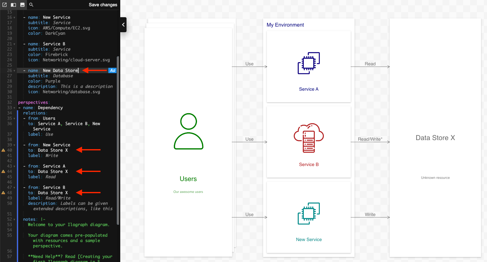 Creating Your First Ilograph Diagram | Ilograph Documentation